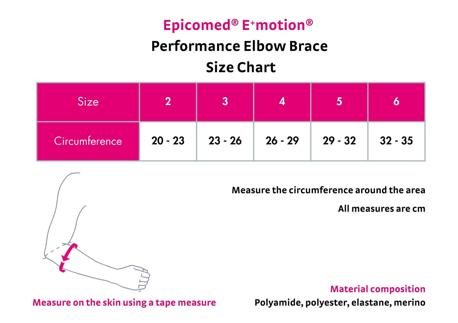 E+motion Epicomed Sports Elbow Support | medi Australia